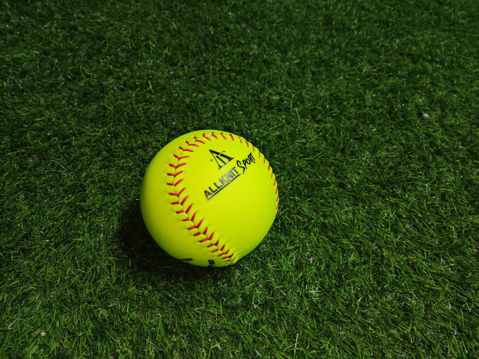 pelota de softball (color amarillo) - Allknit Sport